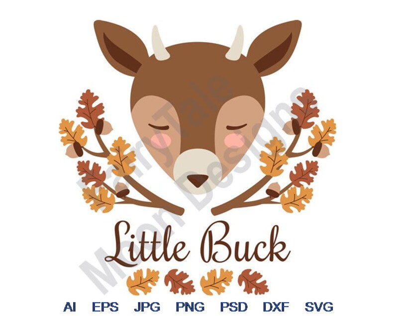 Little Buck Svg Dxf Eps Png Jpg Vector Art Clipart - Etsy