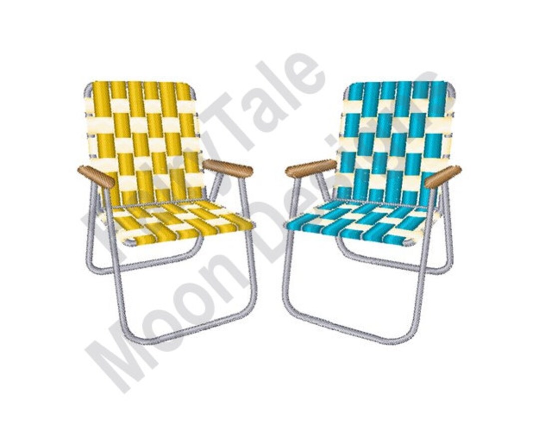 Vintage Lawn Chairs - Machine Embroidery Design, Outdoor Patio Chairs ...