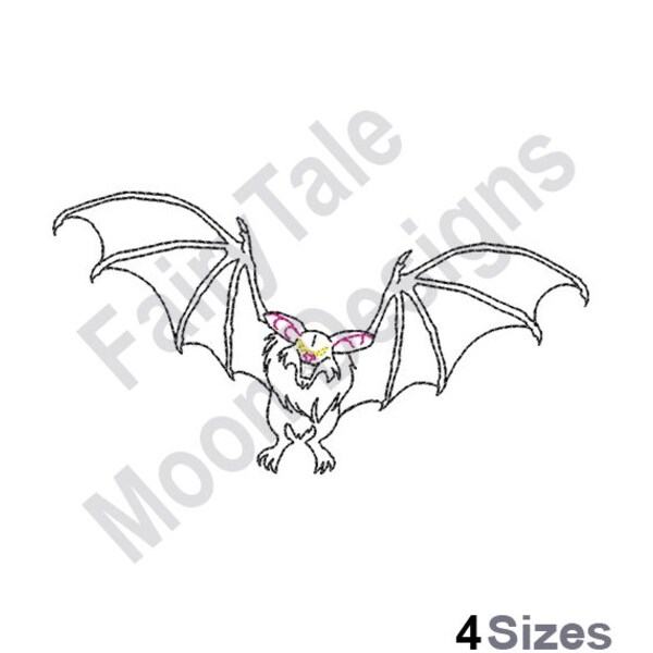 Bat Embroidery - Etsy
