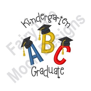 Kindergarten Graduation - Machine Embroidery Design, Kindergarten ...