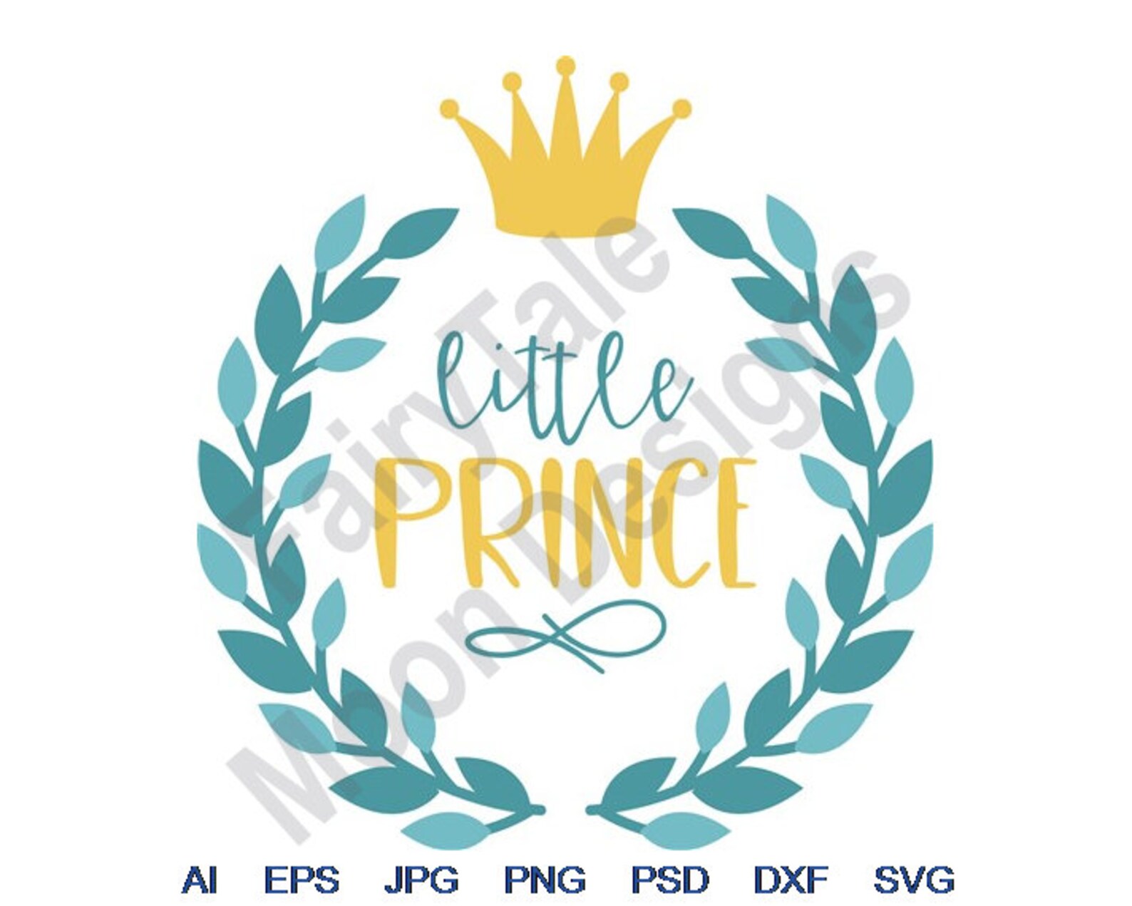 Little Prince Svg Dxf Eps Png Jpg Vector Art Clipart | Etsy