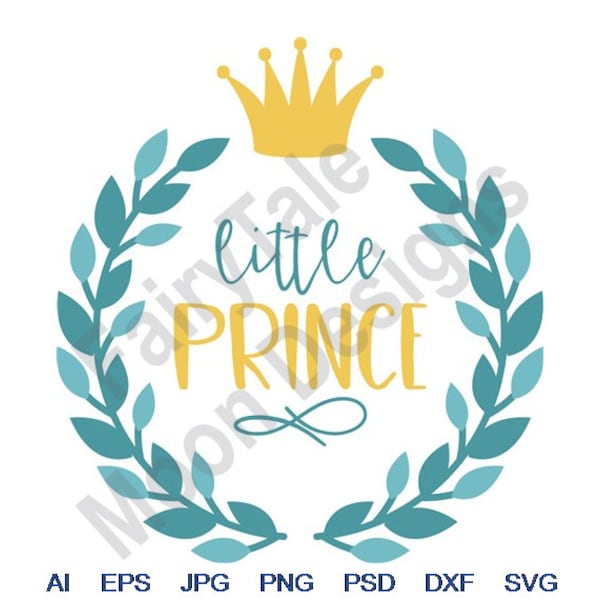 Little Prince Crown Clipart - Etsy