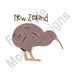 New Zealand Kiwi Bird Machine Embroidery Design Kiwi Bird - Etsy
