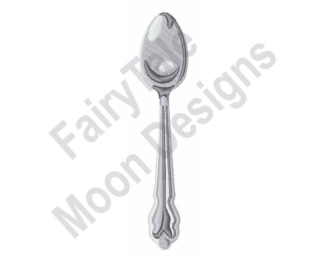 Spoon - Machine Embroidery Design, Kitchen Spoon Embroidery Pattern ...