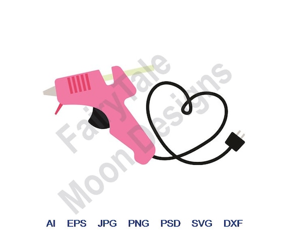 Create Svg File For Scrapbooking Cardmaking Glue Gun Svg