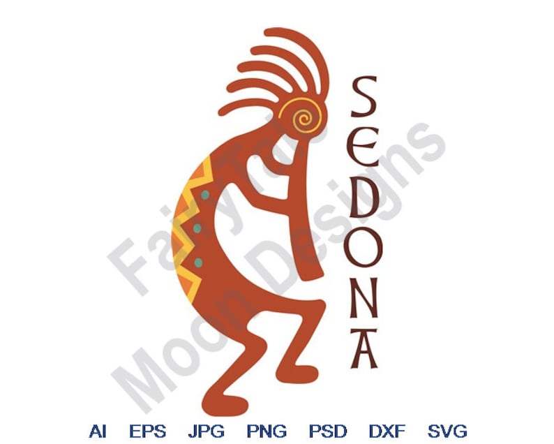 Sedona Svg Dxf Eps Png Jpg Vector Art Clipart Cut | Etsy
