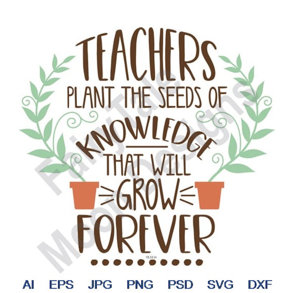 Teachers Plant Seeds - Etsy