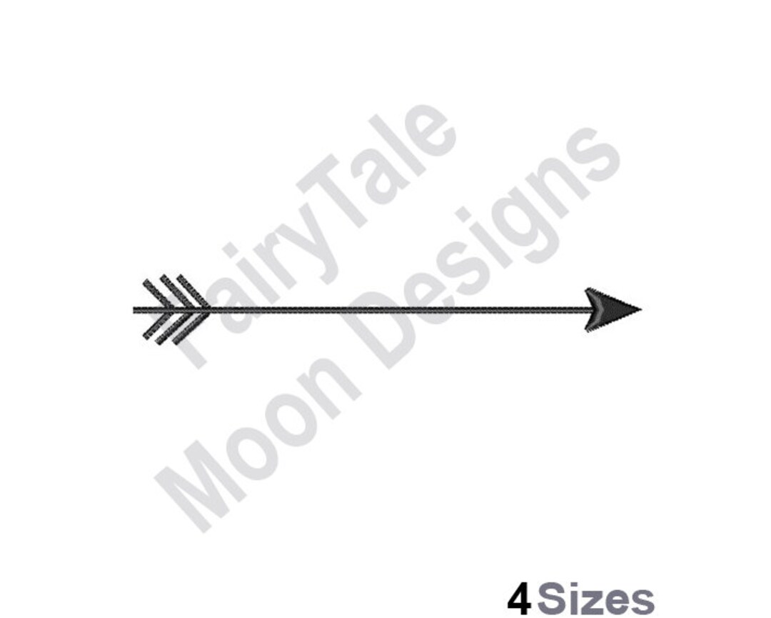 Simple Arrow - Machine Embroidery Design, Native American Arrow ...
