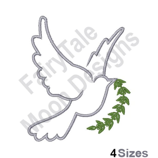 Dove Embroidery Design - Etsy