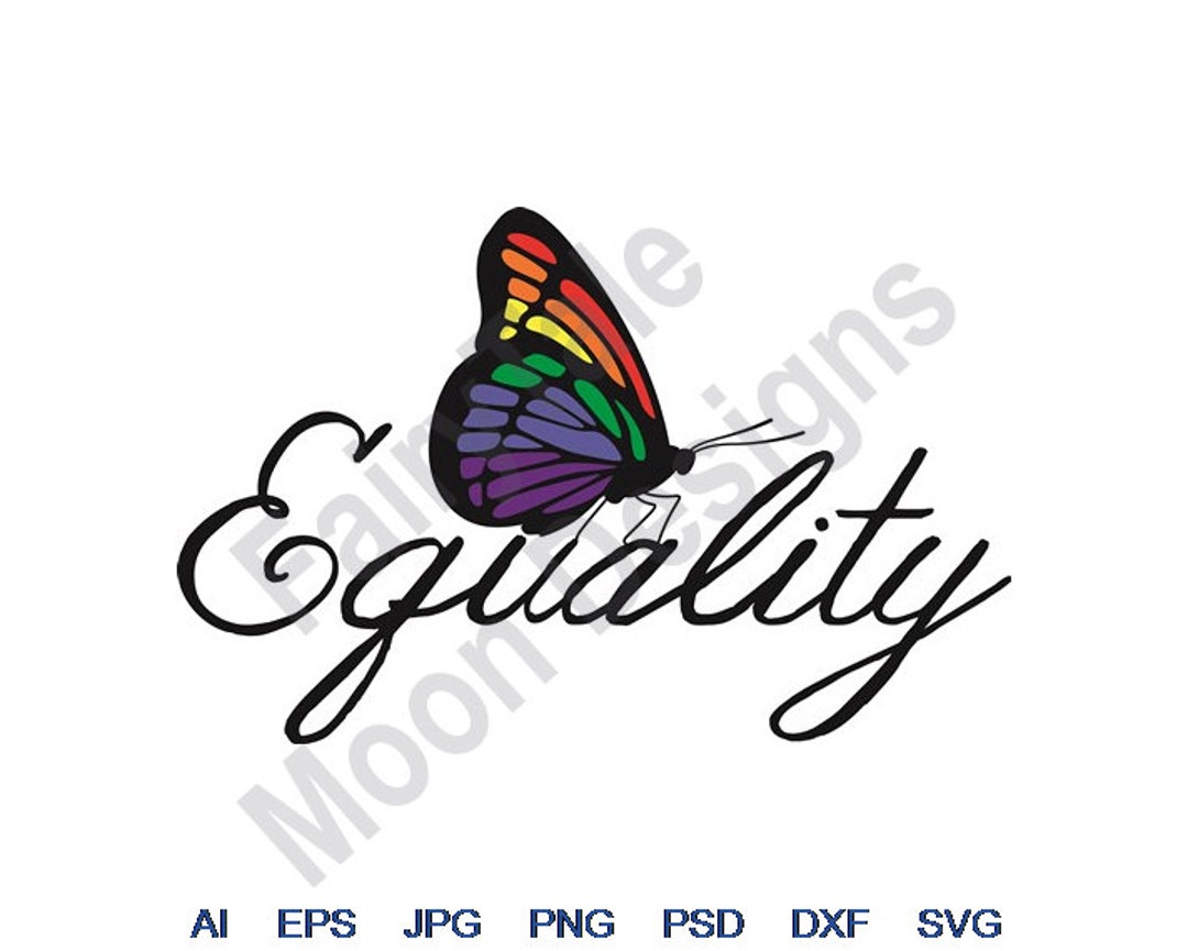 Equality Svg, Dxf, Eps, Png, Jpg, Vector Art, Clipart, Cut File ...