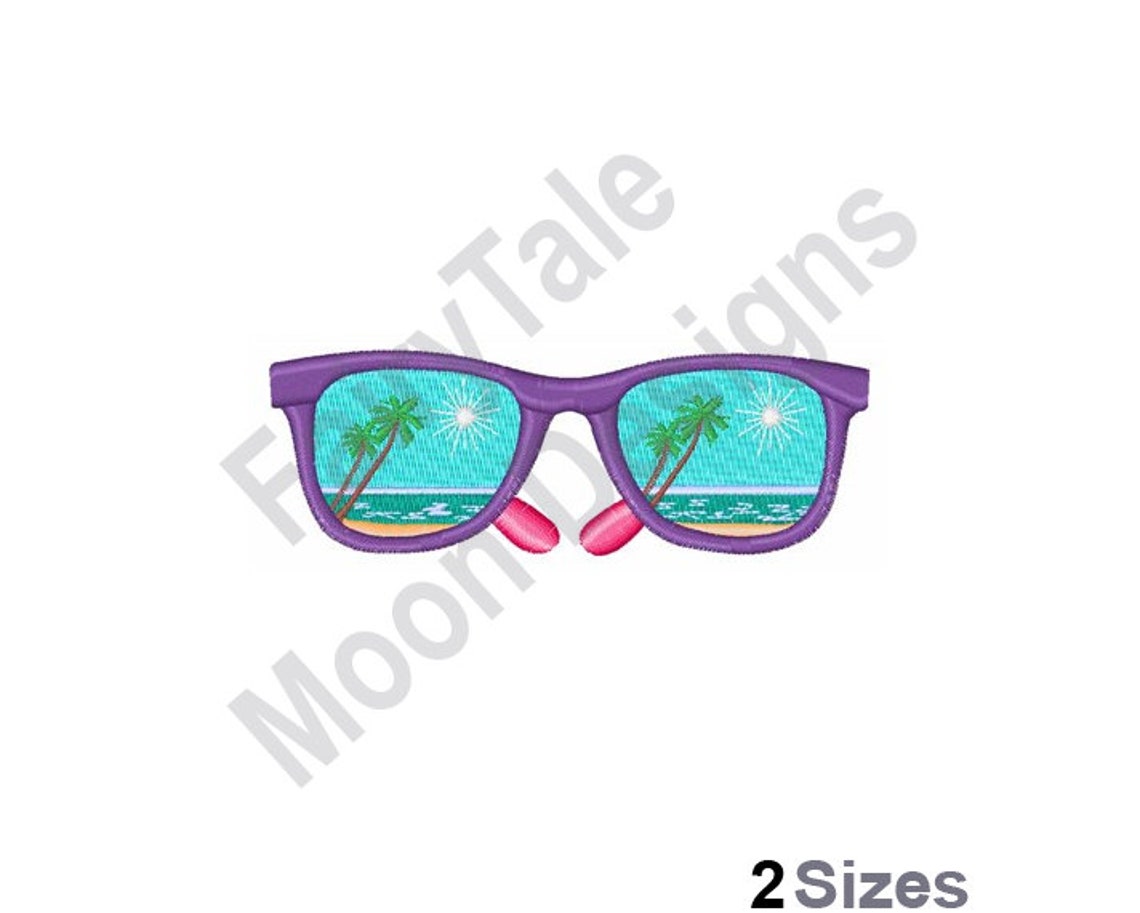 Sun Glasses - Machine Embroidery Design, Sunglasses Embroidery Pattern ...