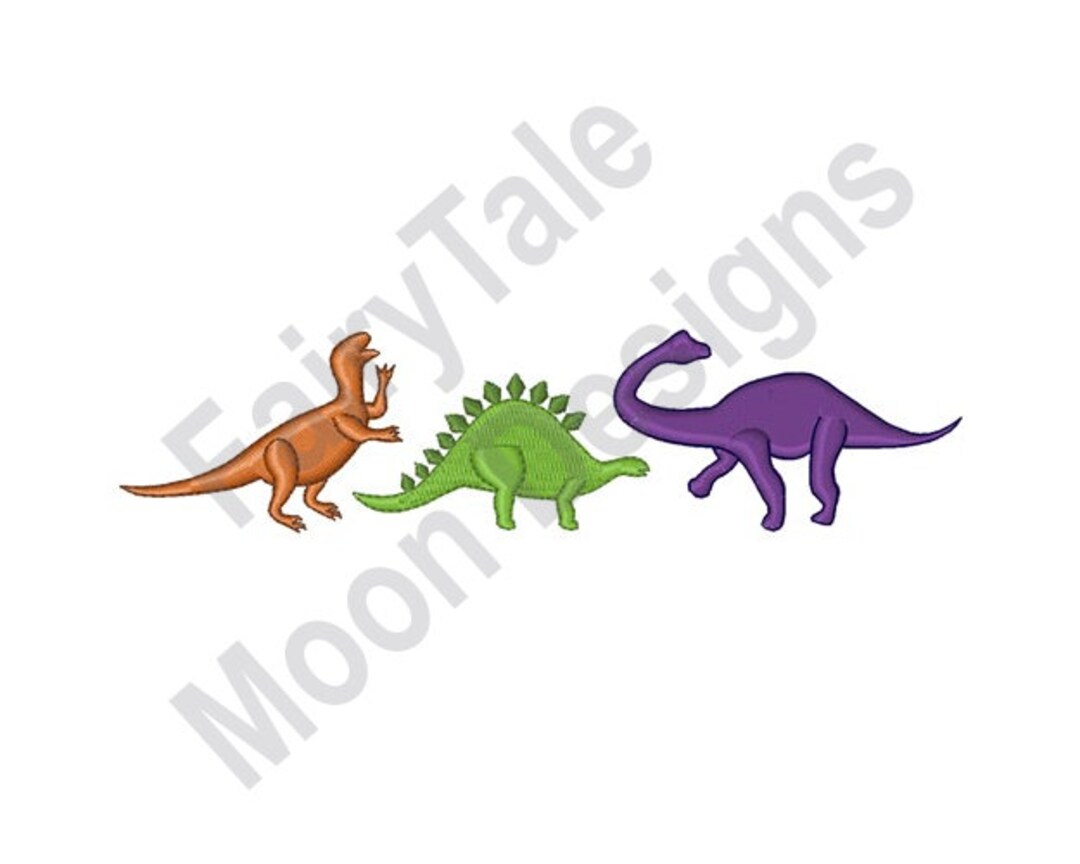 Dinosaurs Border - Machine Embroidery Design, Dino Border Pattern ...