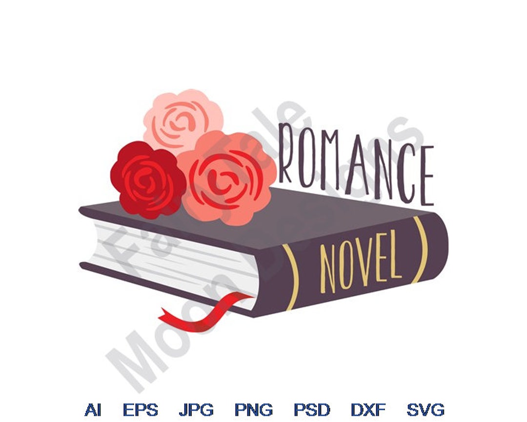 Romance Book Svg Dxf Eps Png Jpg Vector Art Clipart - Etsy