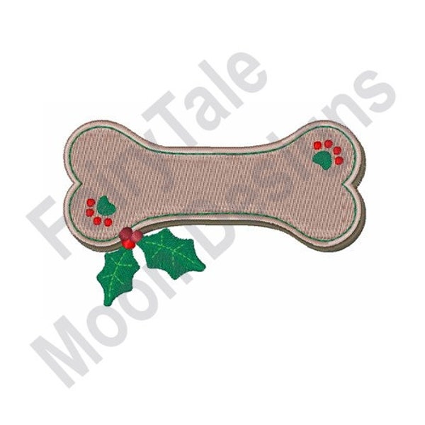 Christmas Dog Bone Embroidery Design - Etsy