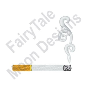 Cigarette - Machine Embroidery Design, Smoking Cigarette Embroidery ...