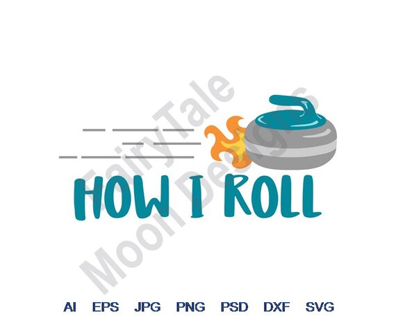 How I Roll Svg Dxf Eps Png Jpg Vector Art Clipart Cut | Etsy
