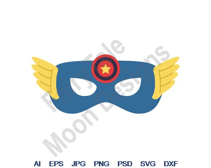 Superhero Mask Svg, Svg Files for Cricut, Mask Clipart, Superhero SVG ...