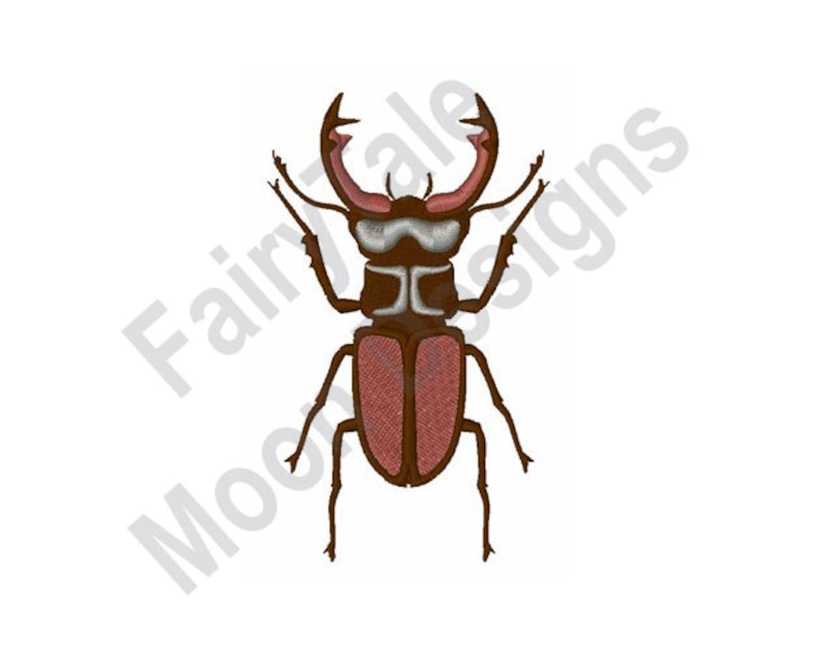 Stag Beetle Machine Embroidery Design Pinching Bug - Etsy