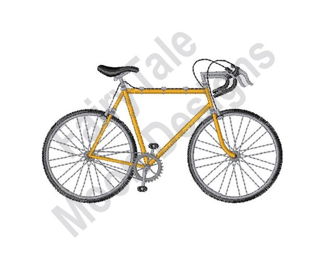 Bicycle - Machine Embroidery Design, Bike Embroidery Pattern, Bicycle ...
