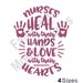 Nurses Heal With Their Hands Machine Embroidery Design Love - Etsy
