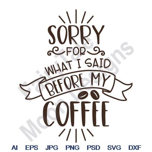 Not Before My Coffee - Etsy