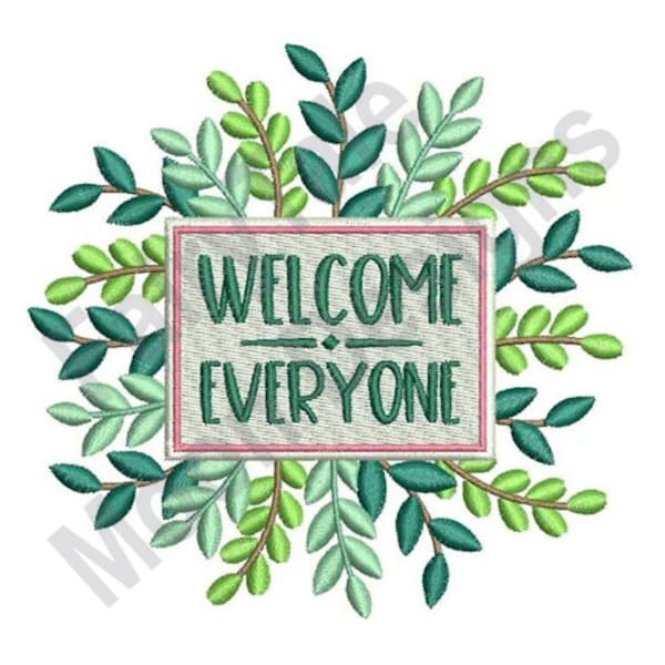 Welcome Embroidery - Etsy