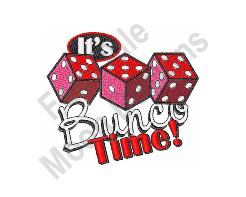 It's Bunco Time - Machine Embroidery Design, Bunco Game Embroidery ...