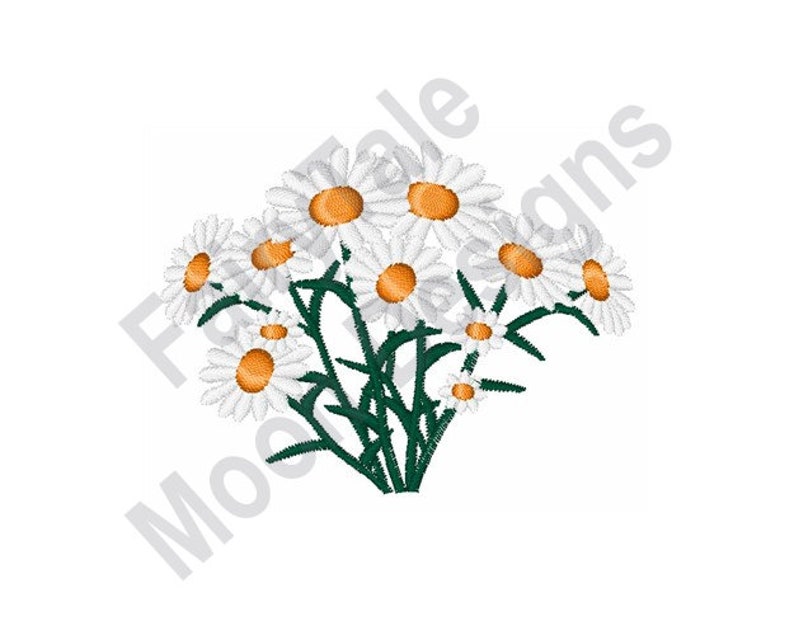 Daisy Bouquet - Machine Embroidery Design, Beautiful Daisies Embroidery ...