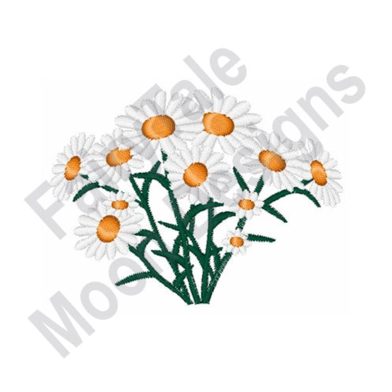 Daisy Embroidery Pattern - Etsy