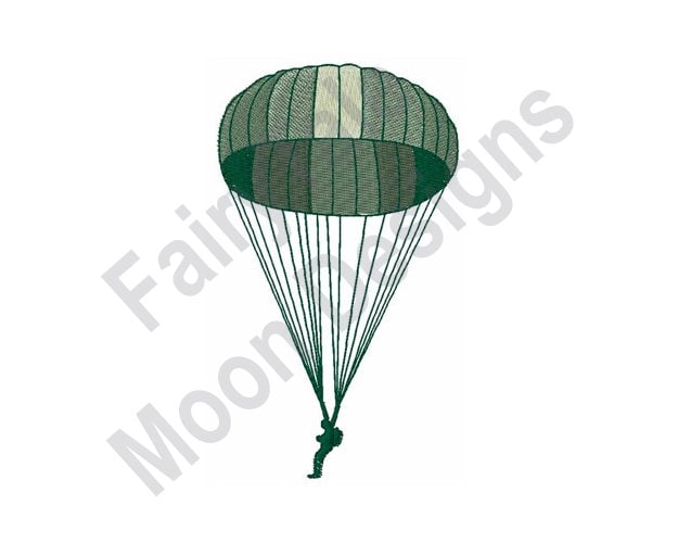 Airborne Paratrooper - Machine Embroidery Design - Etsy