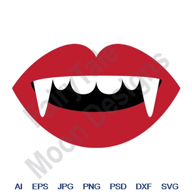 Vampire Teeth Svg - Etsy