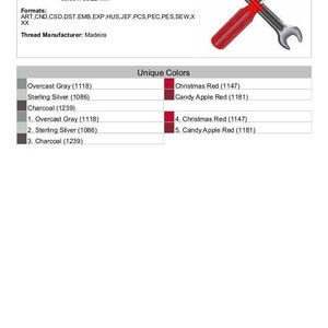 Mechanic Tools - Machine Embroidery Design, Screwdriver Embroidery ...