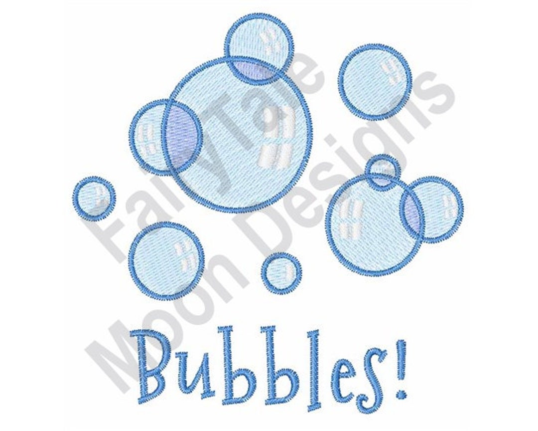 Bubbles! - Machine Embroidery Design, Soap Bubbles Embroidery Pattern ...