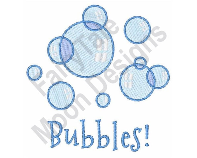 Bubbles Machine Embroidery Design Soap Bubbles Embroidery | Etsy
