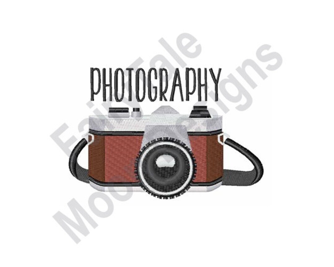 Photography - Machine Embroidery Design, Photo Camera Embroidery ...