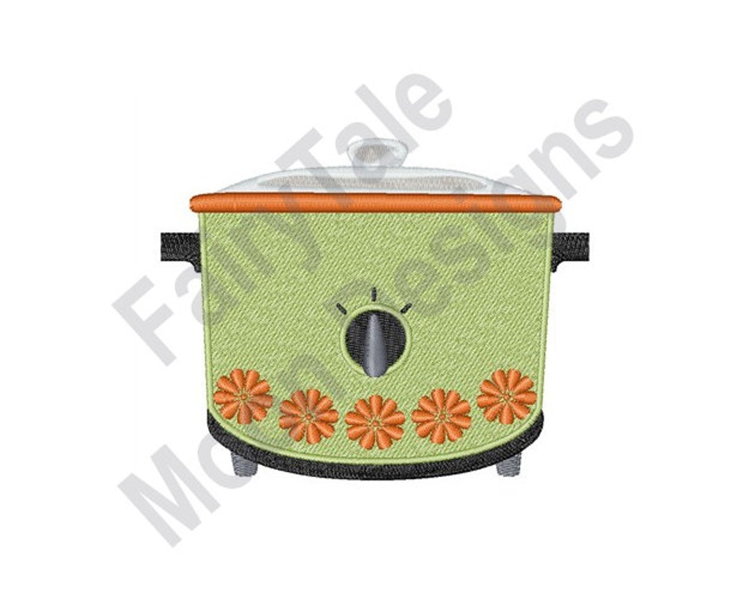 Crock Pot - Machine Embroidery Design, Crockpot Embroidery Pattern ...