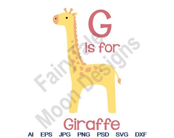 G is for Giraffe - Etsy