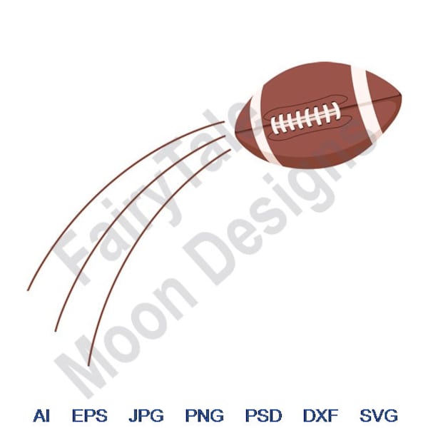 Flying Football Png - Etsy