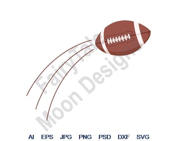 Football Svg Dxf Eps Png Jpg Vector Art Clipart Cut | Etsy