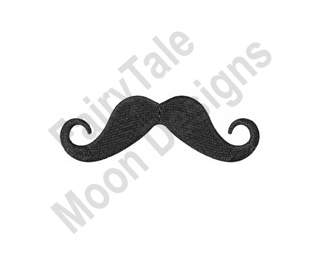 Mustache Machine Embroidery Design, Moustache Embroidery Pattern, Man ...