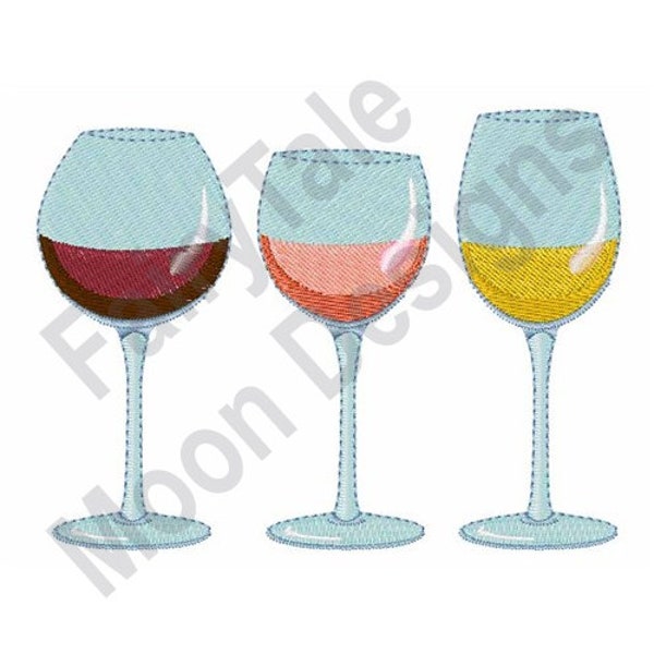Wine Embroidery - Etsy