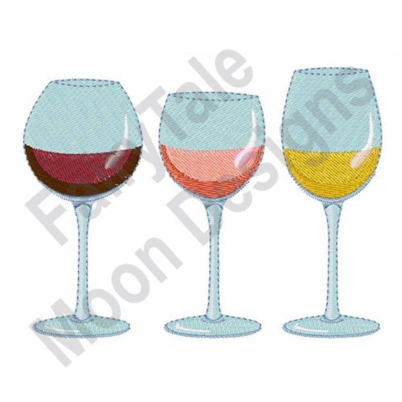 Rose Wine Embroidery Design - Etsy