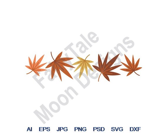 Maple Leaves Border Clip Art