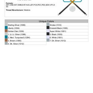 Pool Cue & Balls - Machine Embroidery Design, Crossed Cue Sticks ...