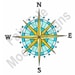 Compass Rose - Machine Embroidery Design, Nautical Star Compass ...