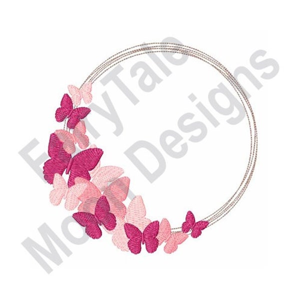 Butterfly Embroidery Circle Frame - Etsy
