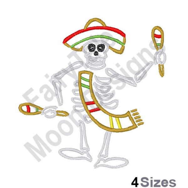 Sombrero Skeleton - Etsy