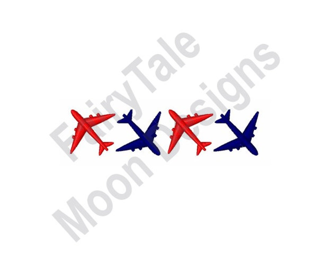 Airplanes Border Machine Embroidery Design, Planes Border Embroidery ...