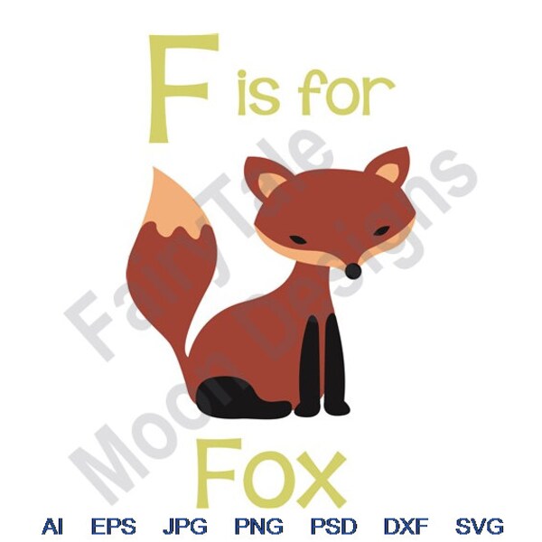 Fox Font Svg - Etsy