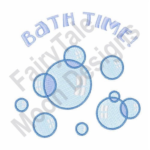 Baby Bath Bubbles Machine Embroidery Design Circle Bubble - Etsy